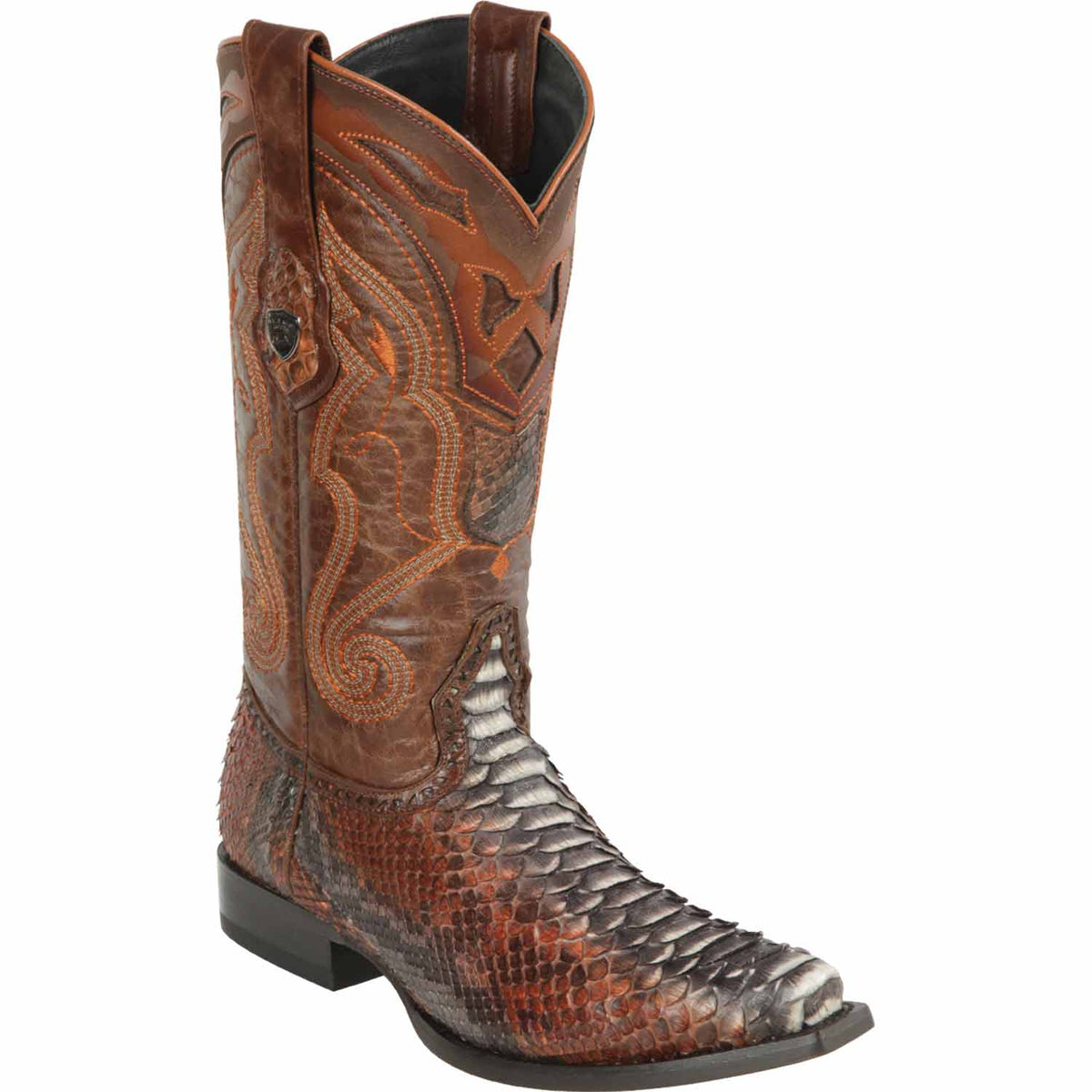 Men's Wild West Python Skin Snip Toe Boots 29457 – OvercoatUSA