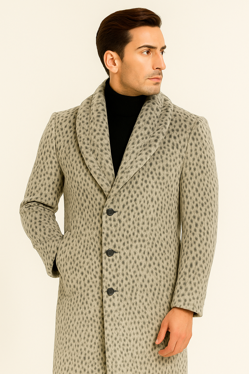 Vintage 1920s Gangster Pimp Coat – Full Length Leopard Faux Fur Style ...