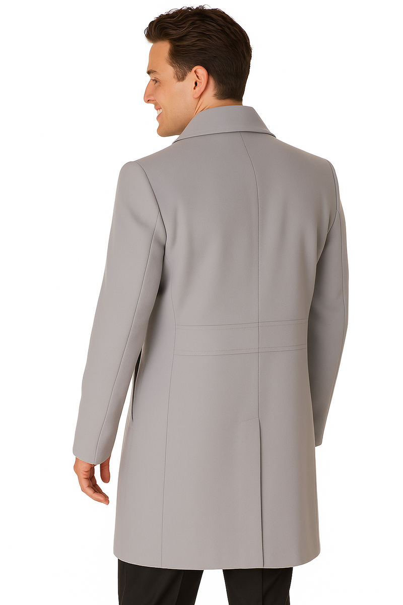 Men's Full Length Overcoat – Classic Winter Long Top Coat – OvercoatUSA