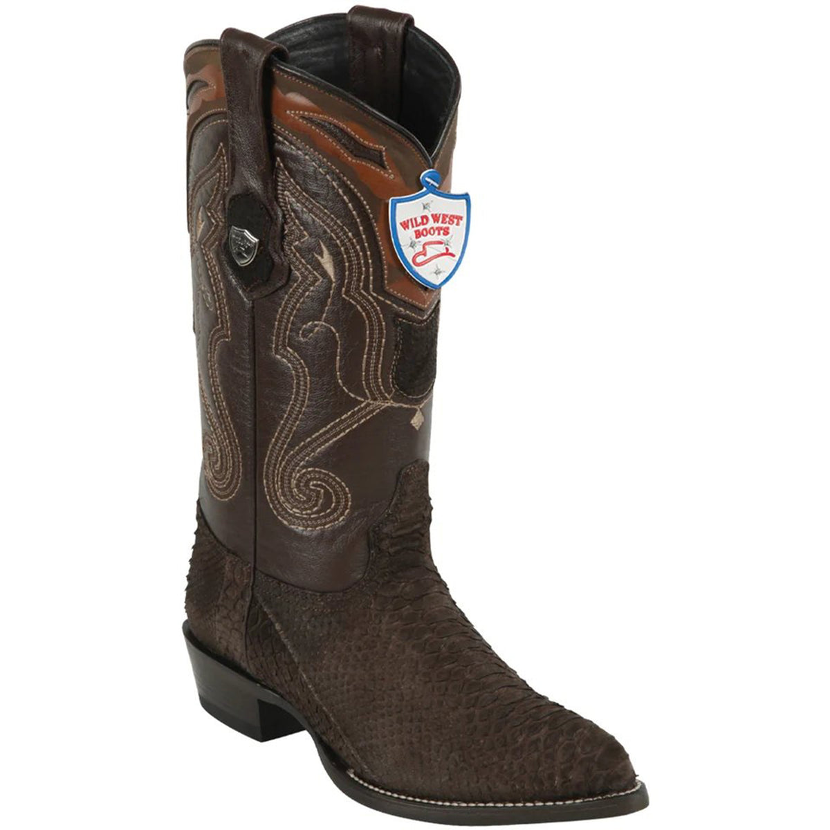 Brown Snakeskin Boots – OvercoatUSA