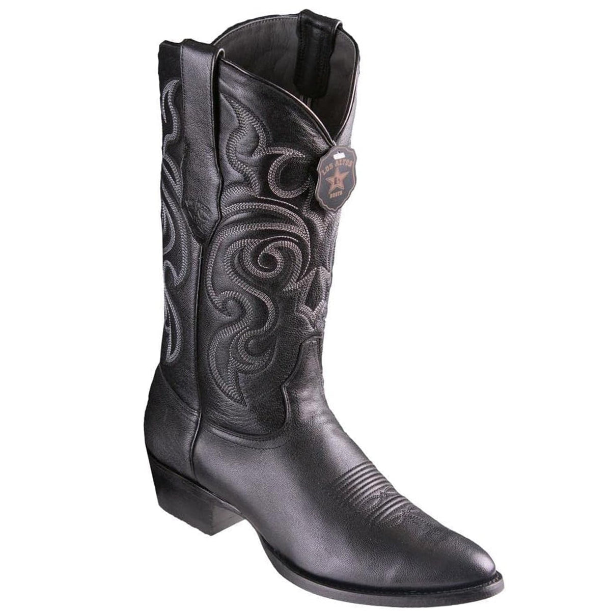 Men's Goat Black Cowboy Boots – OvercoatUSA