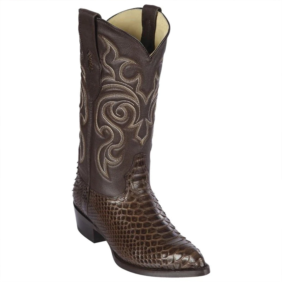Brown Snakeskin Boots – OvercoatUSA