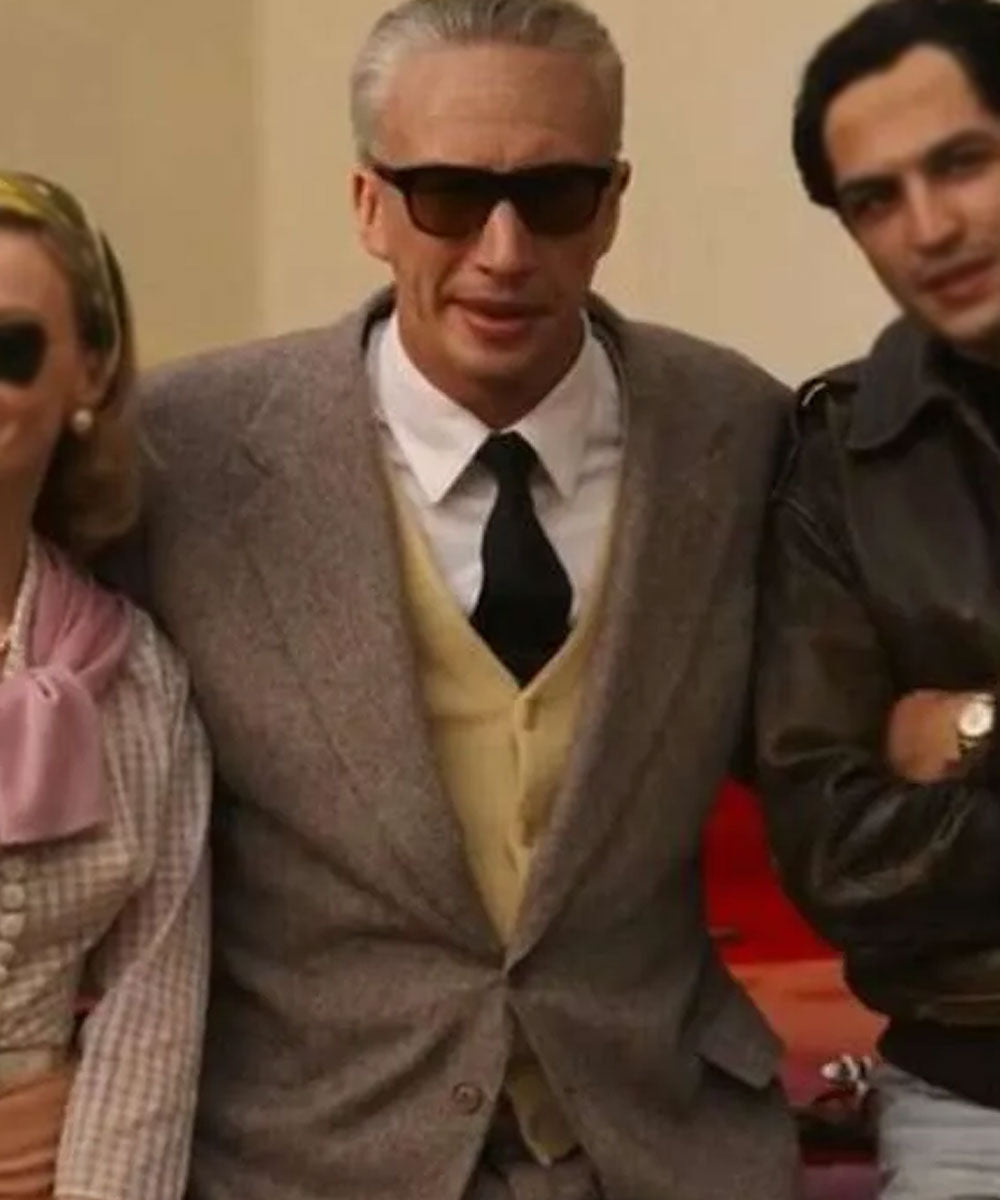 Ferrari Adam Driver Grey Suit – OvercoatUSA