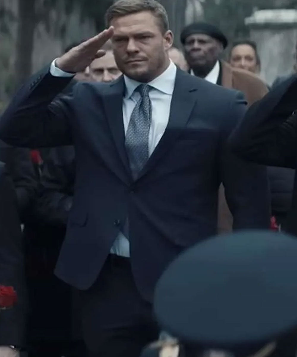 Reacher S02 Alan Ritchson Grey Suit – OvercoatUSA