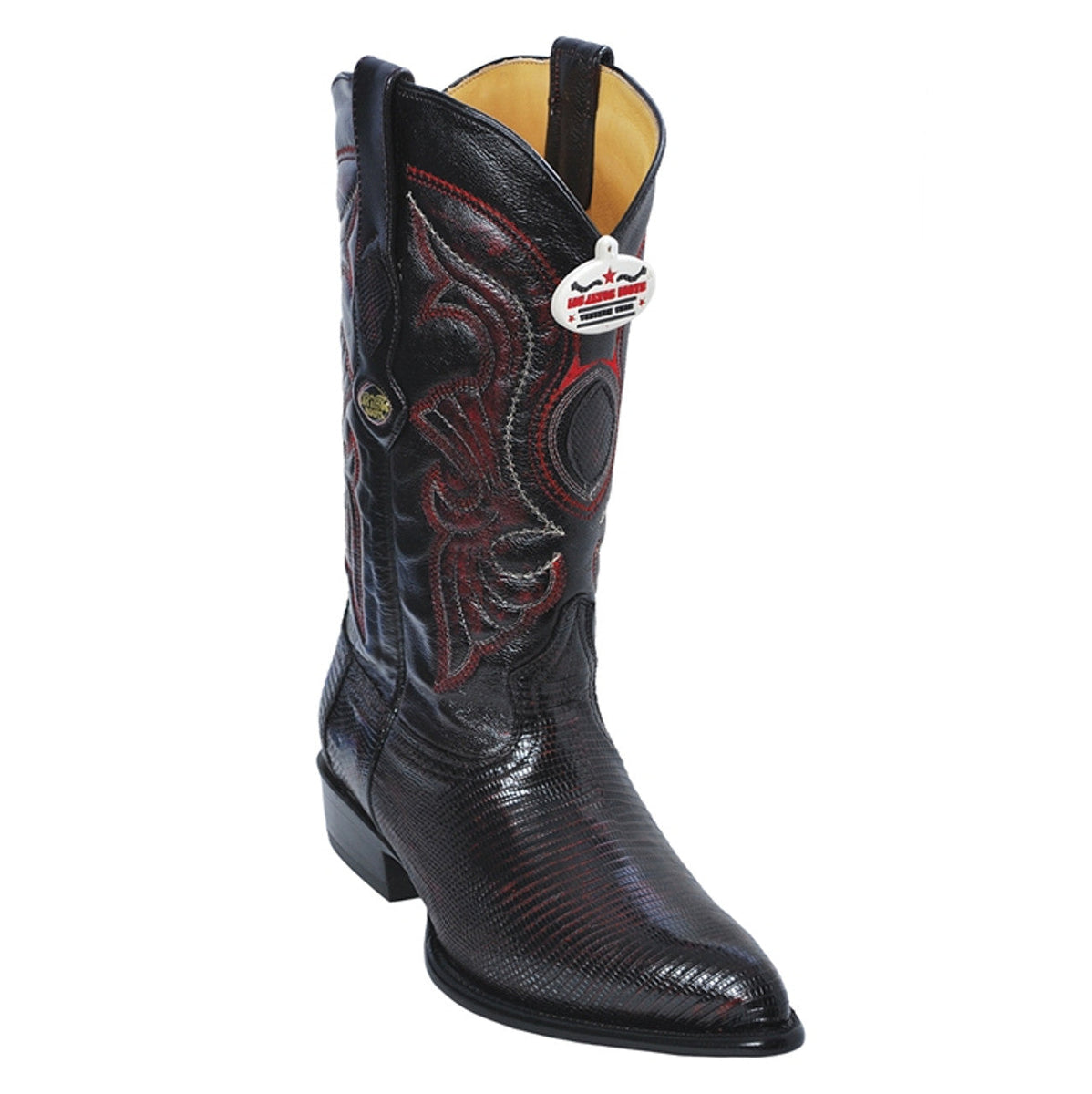 Los Altos Black Cherry Lizard Cowboy Boots – OvercoatUSA