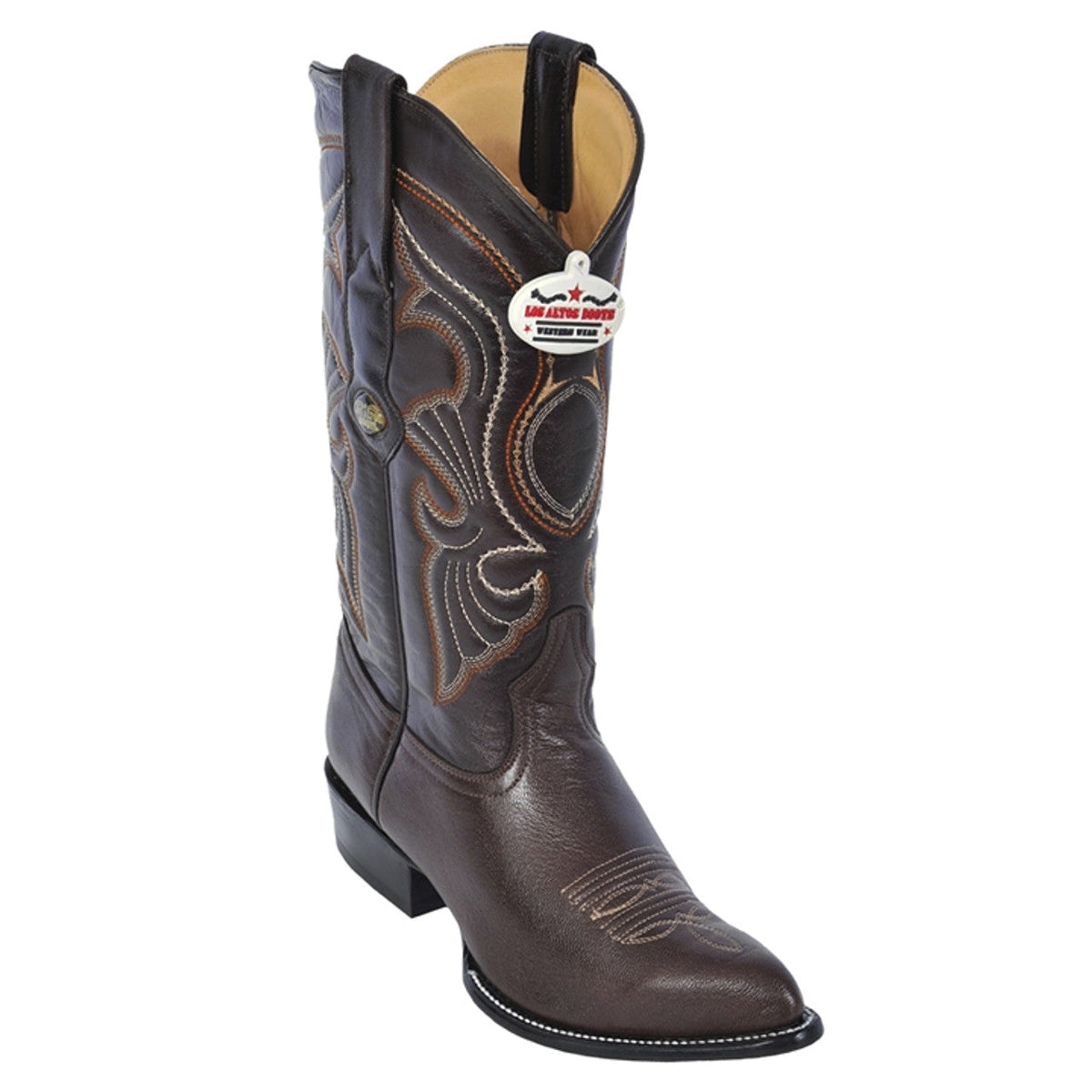 Los Altos Brown J Toe Goat Leather – OvercoatUSA