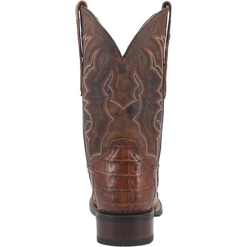 Dan Post Cowboy Certified Kingsly Caiman Square Toe Apache/Chocolate B ...