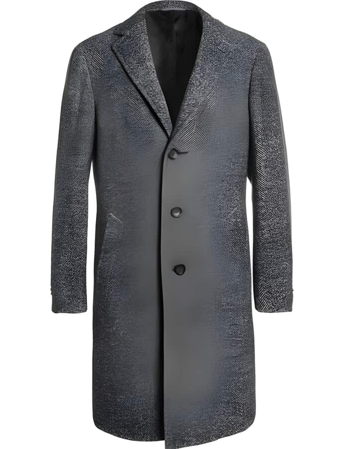 3 Button Grey Cashmere Overcoat – OvercoatUSA