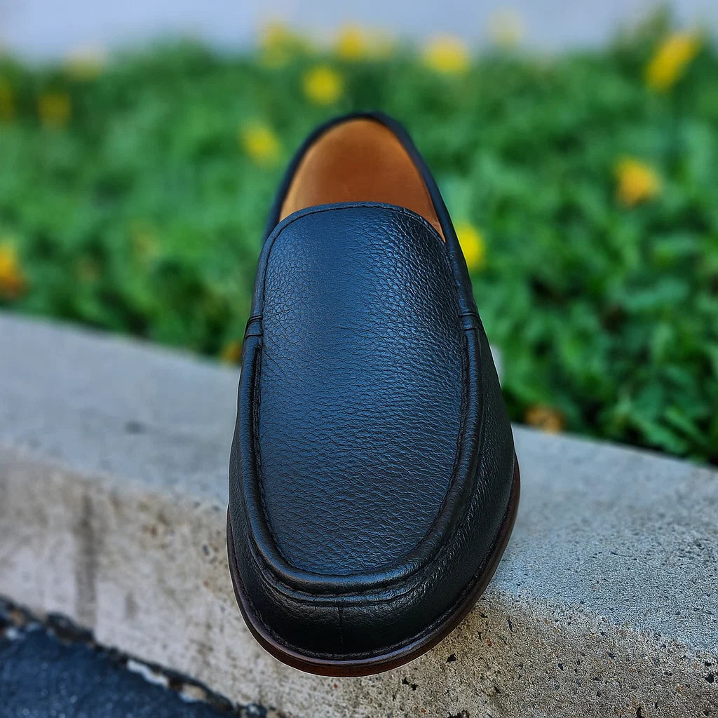 Leather Sole Timeless Slip-on Loafer – OvercoatUSA