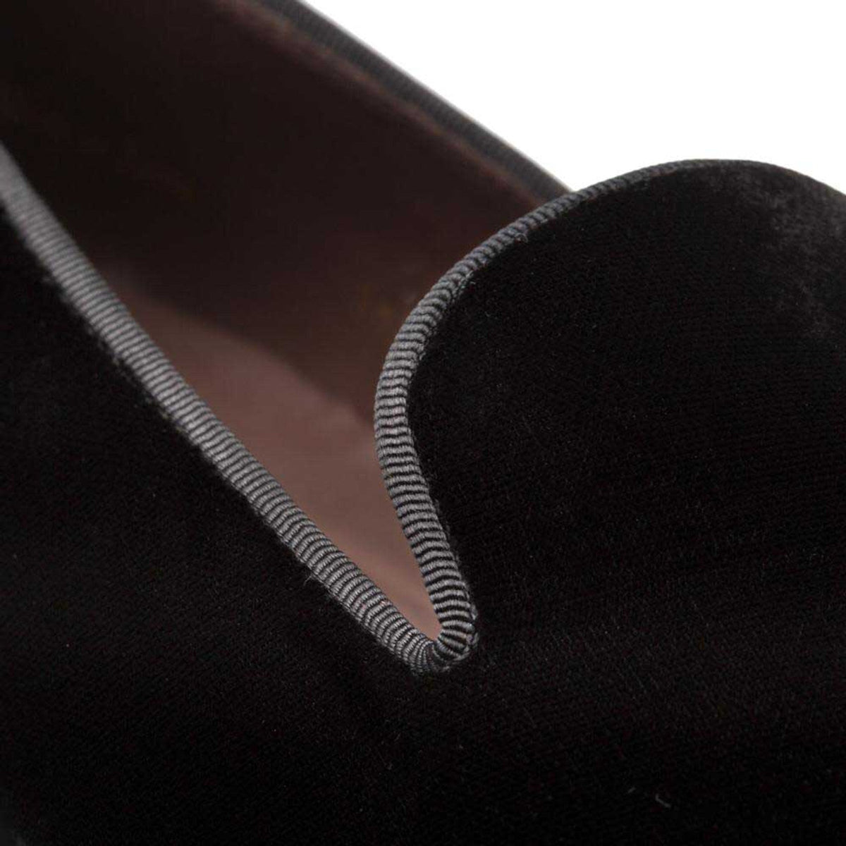 Lublin Black Rich Velvet Men’s Formal Slip On By Mezlan Made In Spain ...