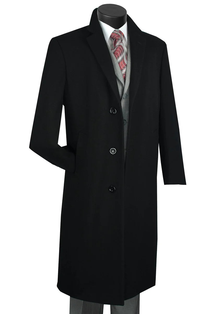 Men's Full Length Wool & Cashmere Overcoat – OvercoatUSA