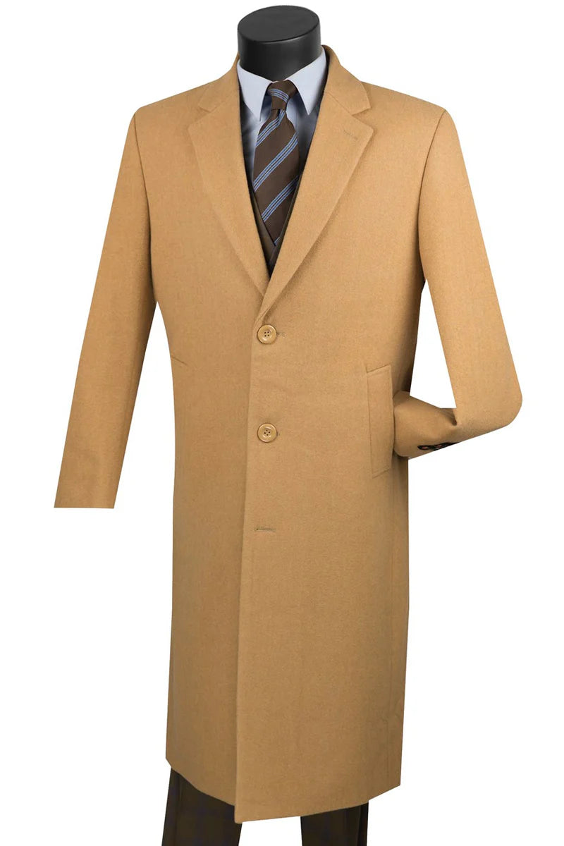 Men's Full Length Wool & Cashmere Overcoat – OvercoatUSA