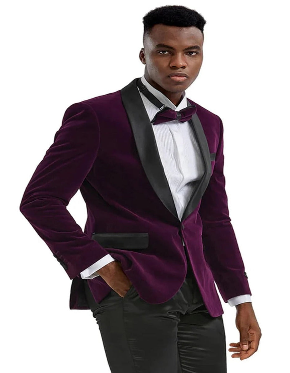 Purple Prom Suit - Purple Prom Outfit - Purple Prom Tuxedo Jacket ...