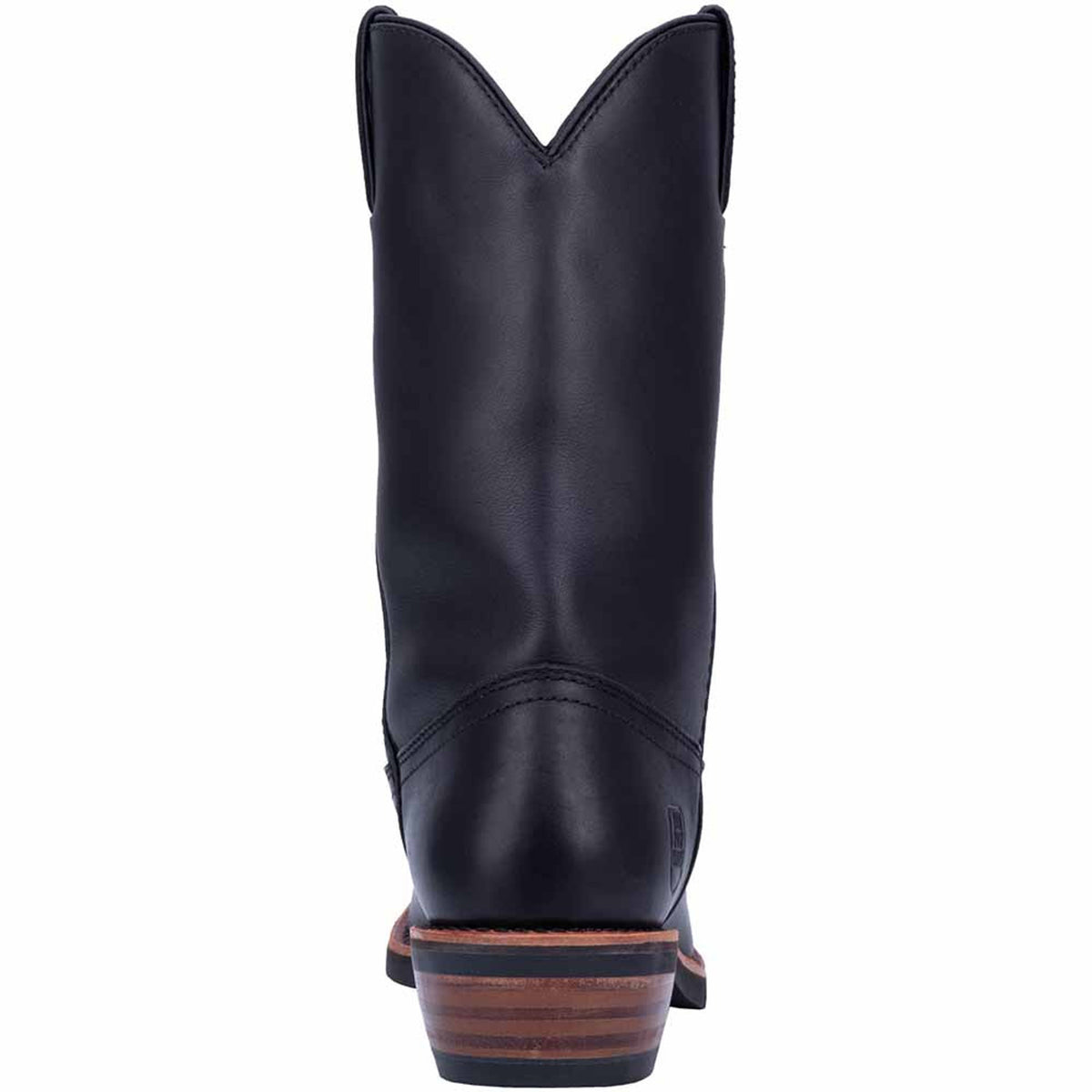 Dan Post Mens Albuquerque 12 Round Toe Black Leather Cowboy Boot ...