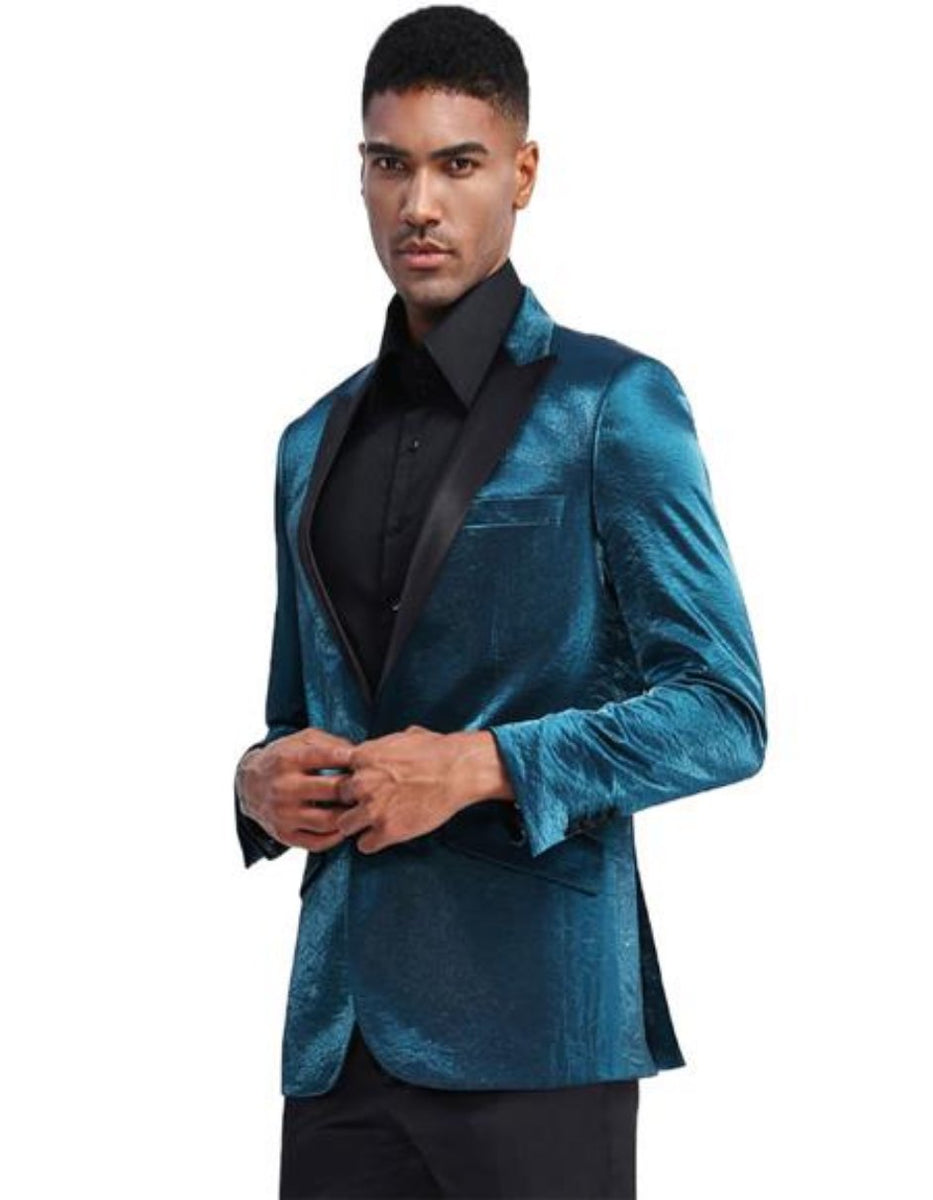 Teal Tuxedo Teal Prom Suits - Teal Prom Tuxedos Jacket Shawl Lapel Tea ...
