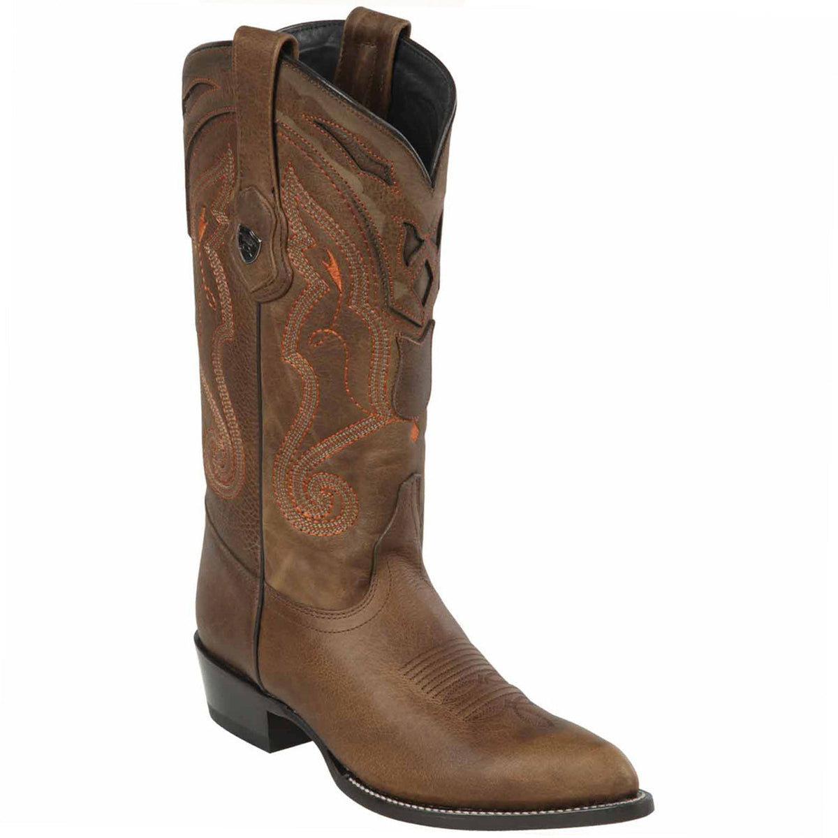 Men's Western Boots Honey Brown J-Toe – OvercoatUSA