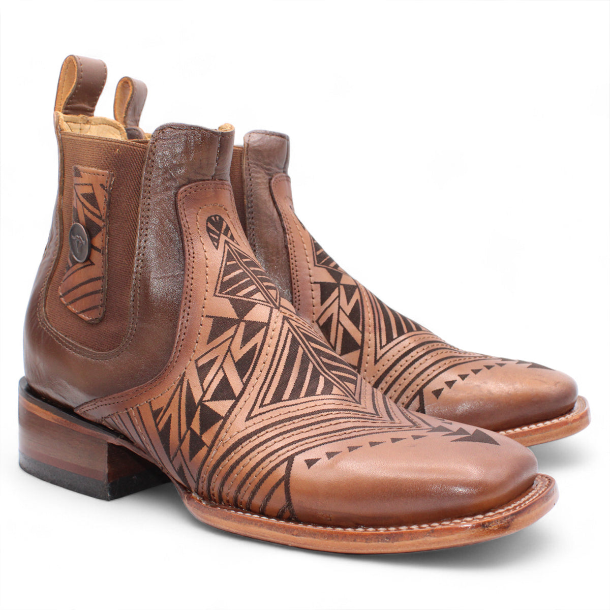 Ankle Laser Engraved Boots – OvercoatUSA