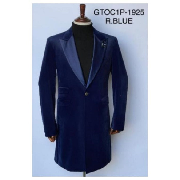 Cutaway Coat - Cutaway Jacket - Royal Blue Cutaway Blazer – OvercoatUSA