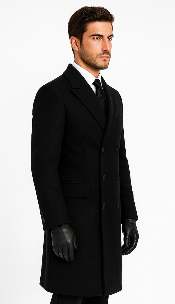 Daniel Craig Spectre James Bond Double Breasted Wool Coat – OvercoatUSA