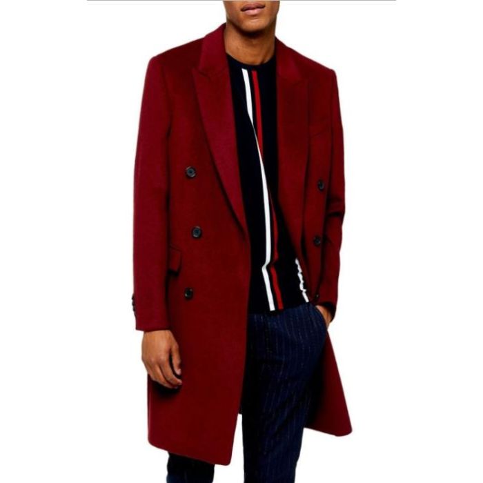 Men's Burgundy ~ Wine ~ Maroon Overcoats – OvercoatUSA
