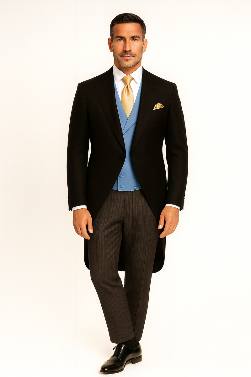 Cutaway Coat - Cutaway Jacket - Black Cutaway Blazer – OvercoatUSA