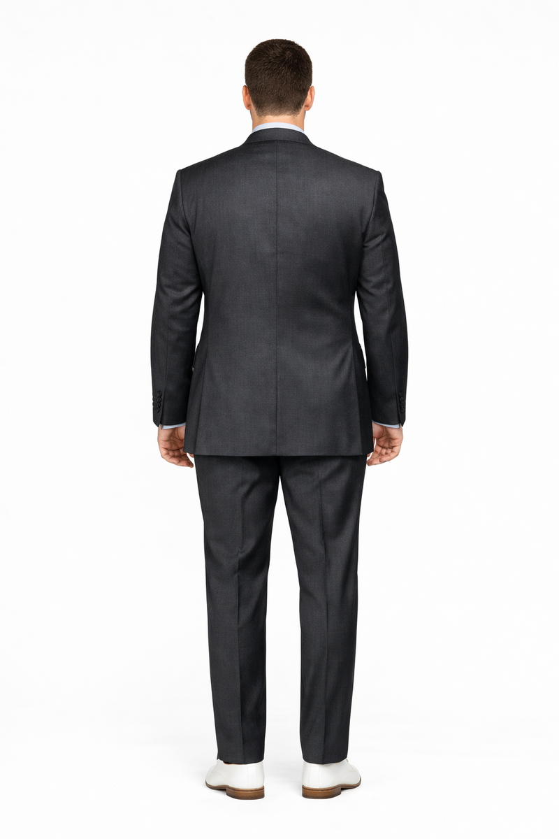 Men's Spectre Two Piece Suit Charcoal Grey James Bond Outfit – OvercoatUSA