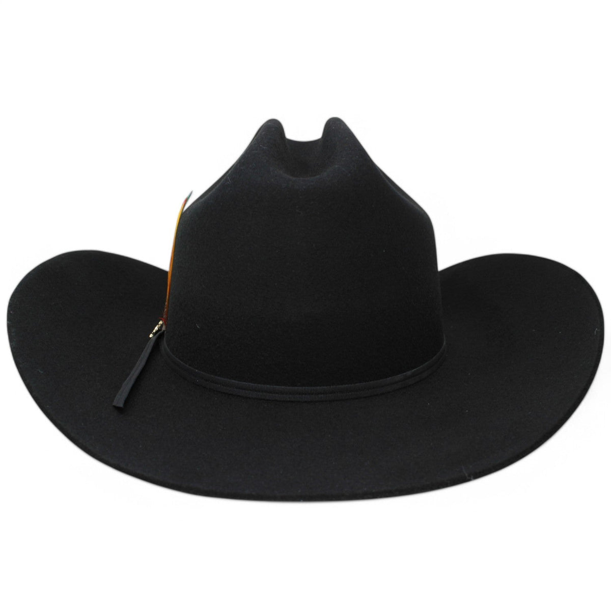 Tombstone 100X El Fantasma Felt Hat with Feathers TOM-100XFANB ...