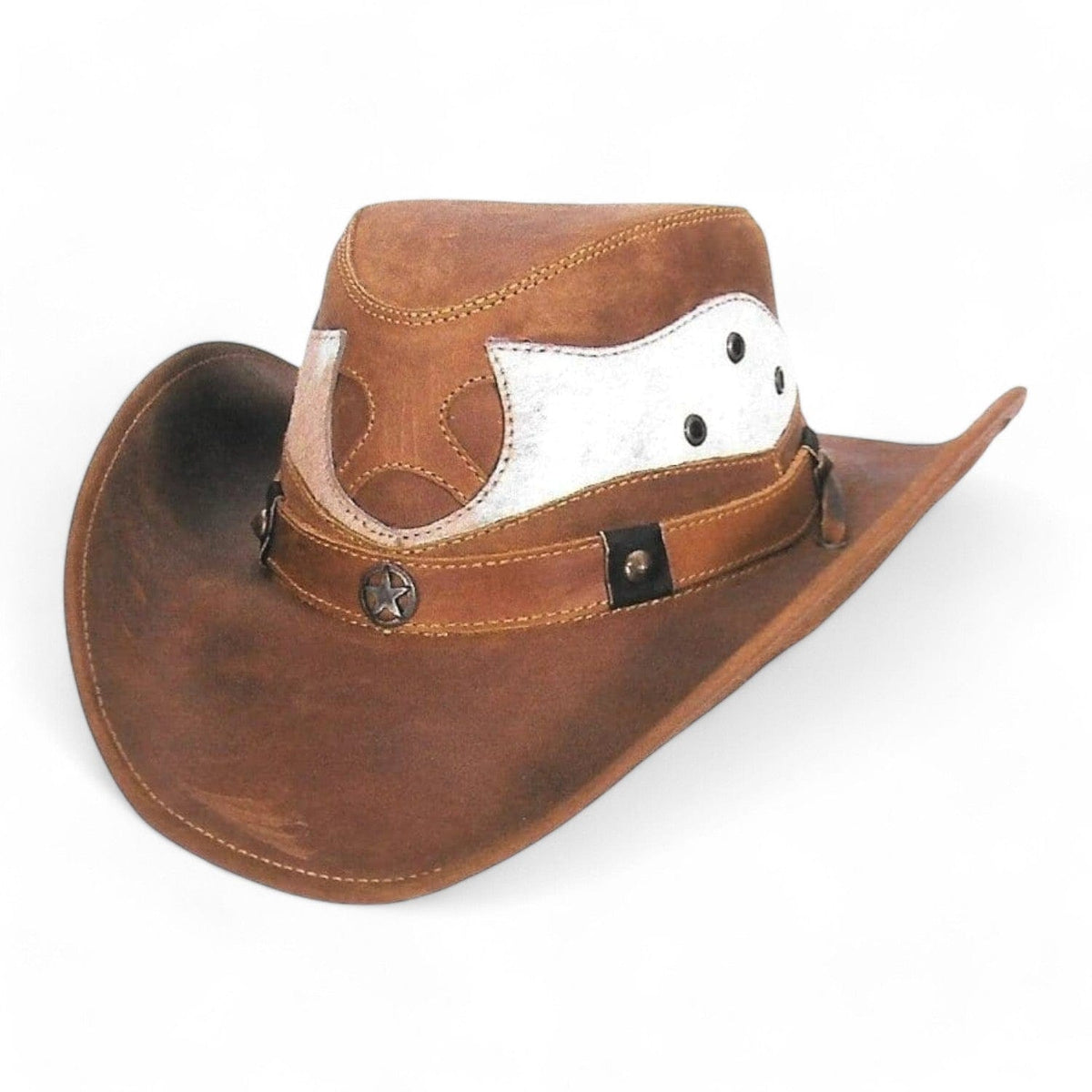 Tombstone Genuine Leather Cowboy Hat TOM-7211 – OvercoatUSA
