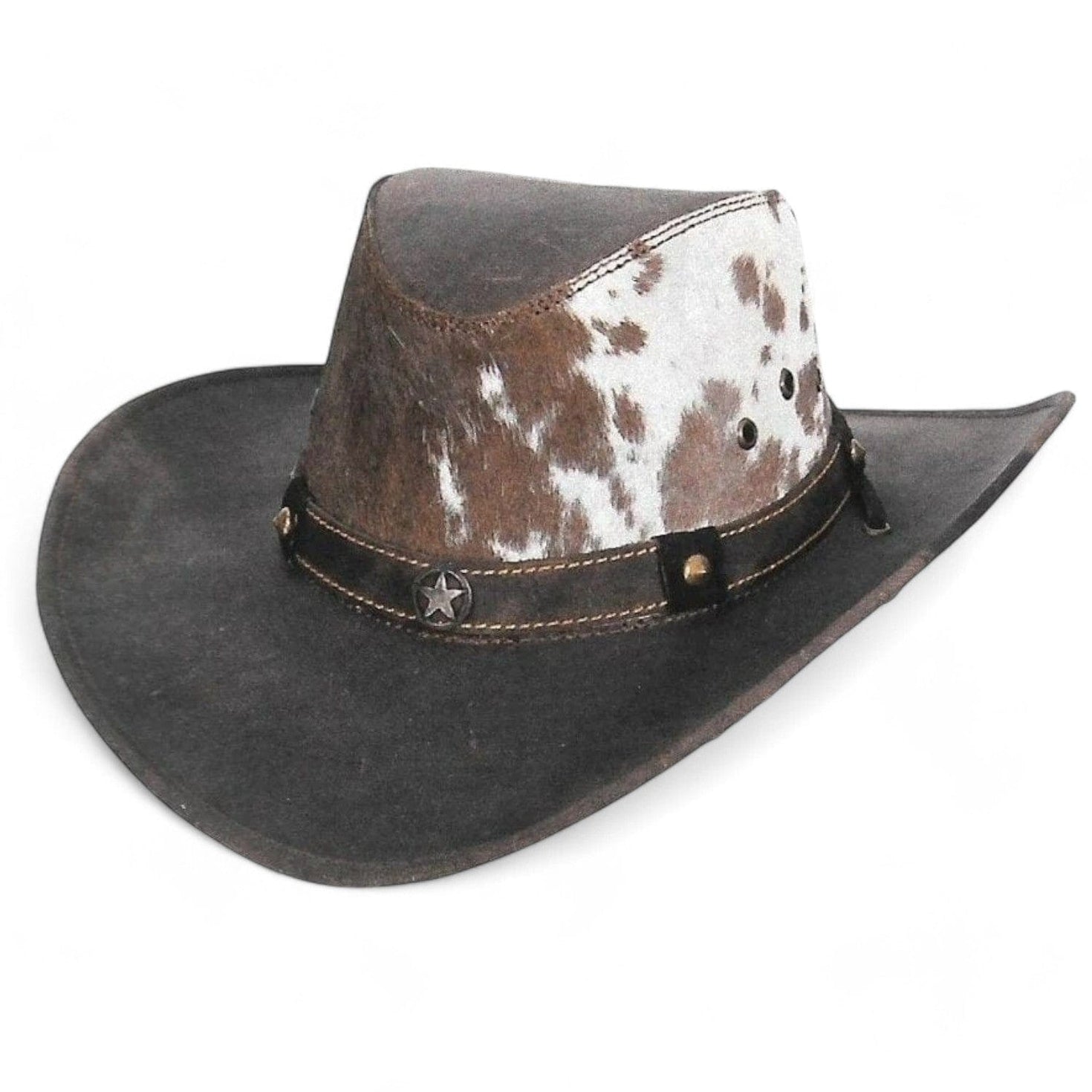 Tombstone Genuine Leather Cowboy Hat TOM-7212 – OvercoatUSA