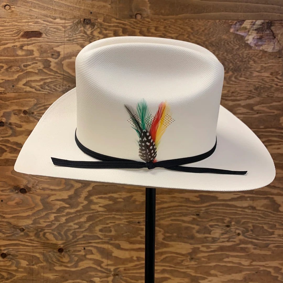 Tombstone 1,000X Johnson Hat with Feathers and Black Band TOM-1000XJ4 ...