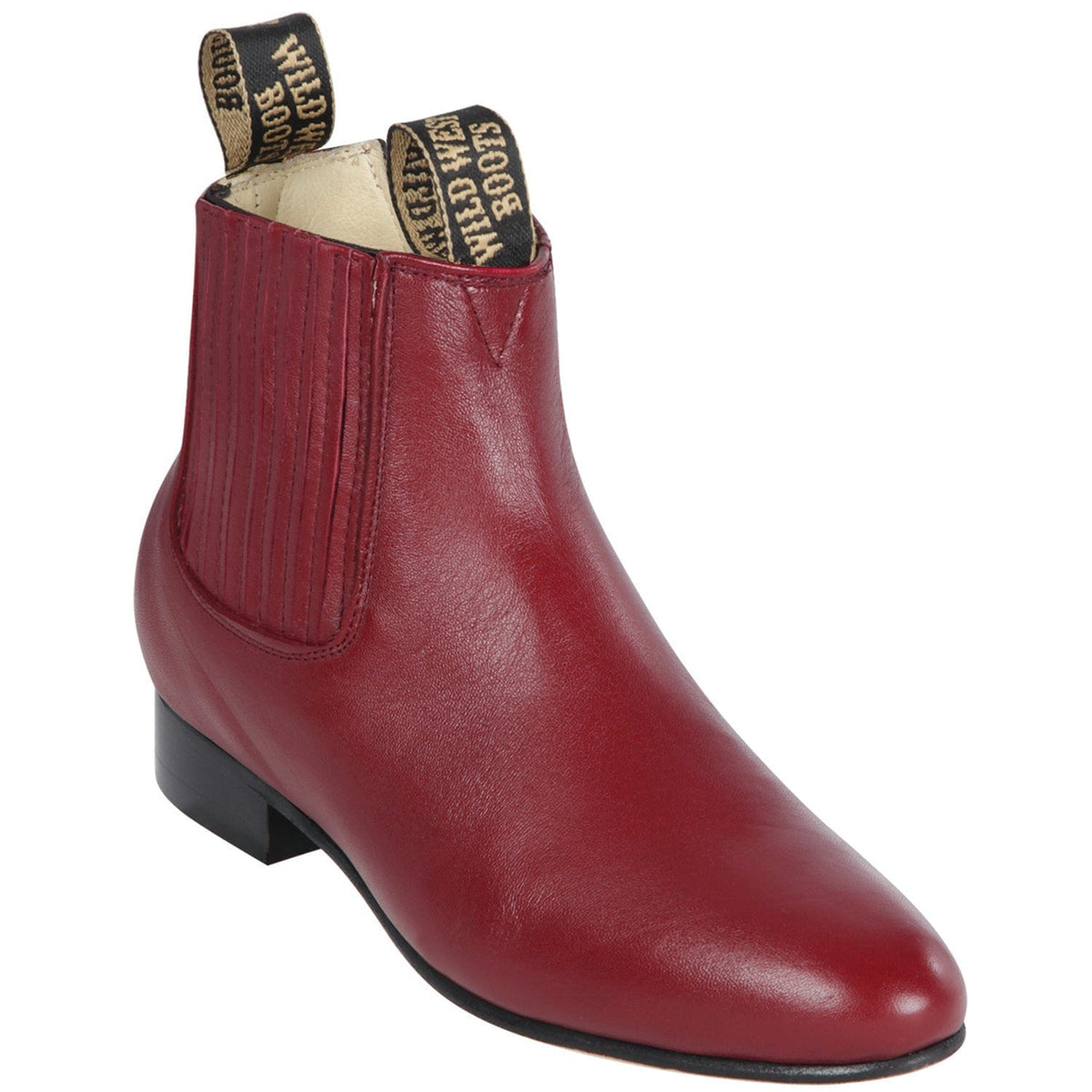 Men's Wild West Deer Skin Round Toe Charro Short Boots 26151 – OvercoatUSA