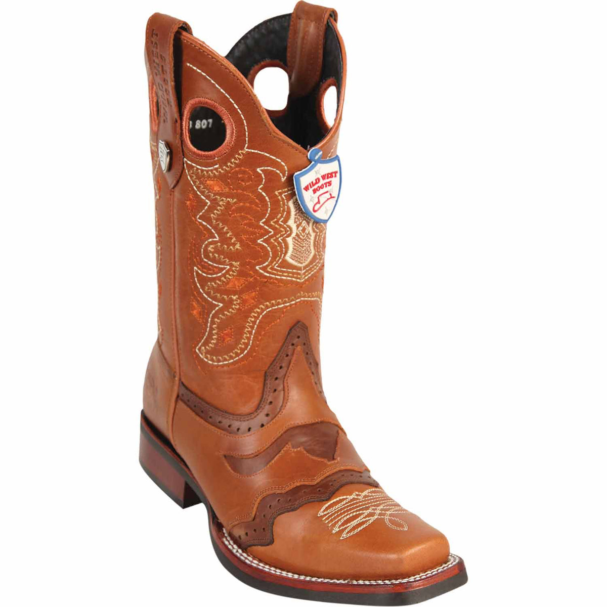 Men's Wild West Genuine Leather Rodeo Toe Boots 281TH38 – OvercoatUSA