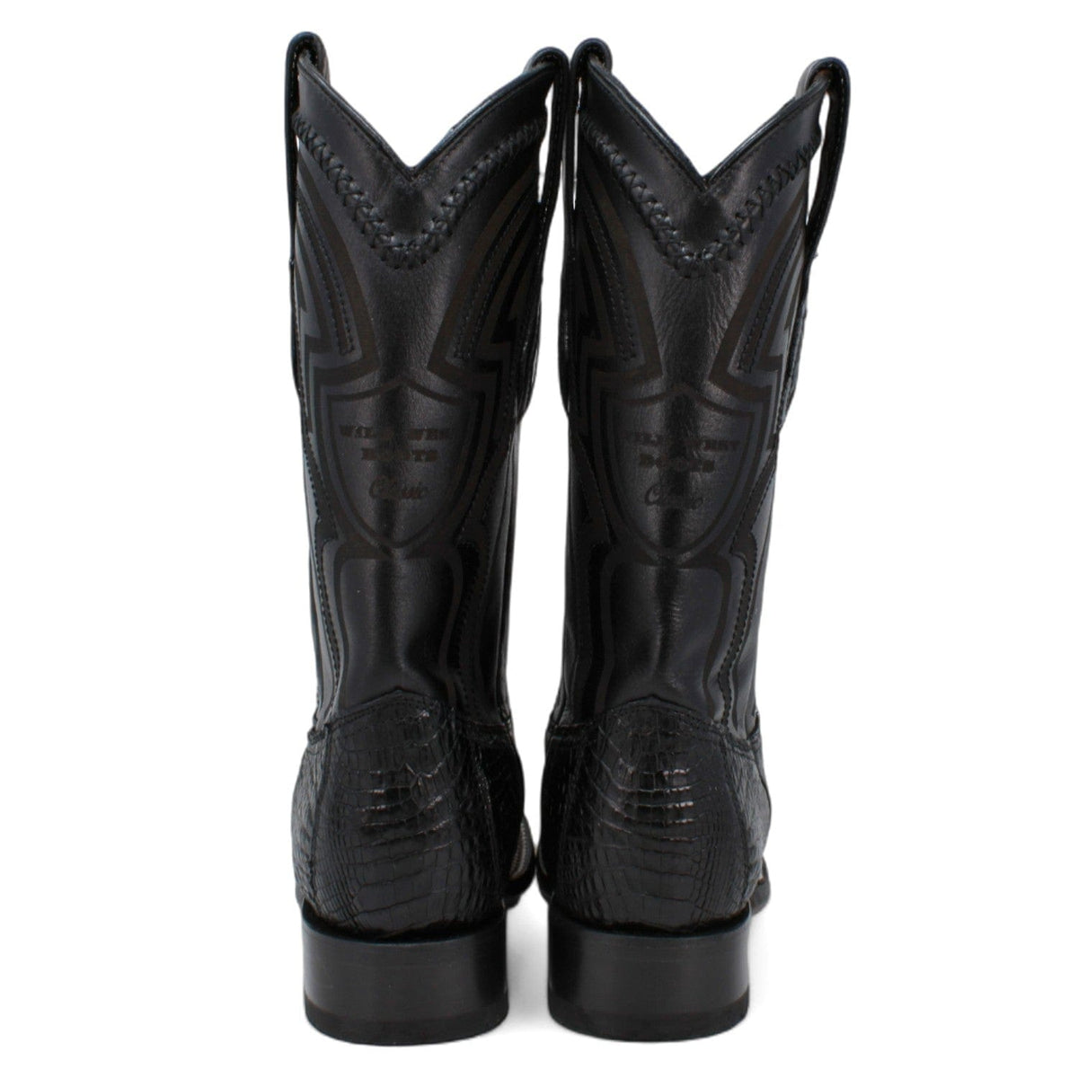 Men's Wild West Caiman Hornback Ranch Toe Boots 2824L02 – OvercoatUSA