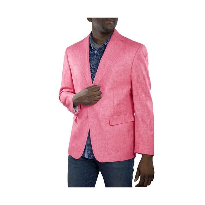 Alberto Nardoni One Ticket Pocket Fuchsia Linen Blazer – OvercoatUSA