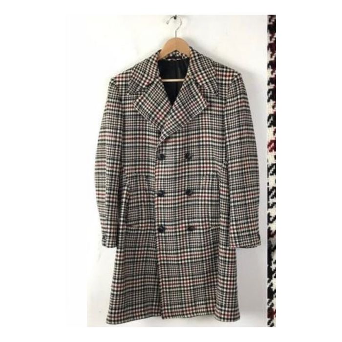 Men's Wool Car Coat - "Black/White" Driver Coat – OvercoatUSA